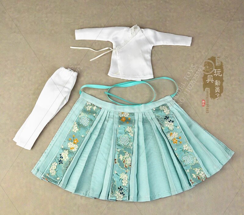 Taholicy 1/6 Scale Hanfu Skirt для куклы 12 дюймов Clothes Set D
