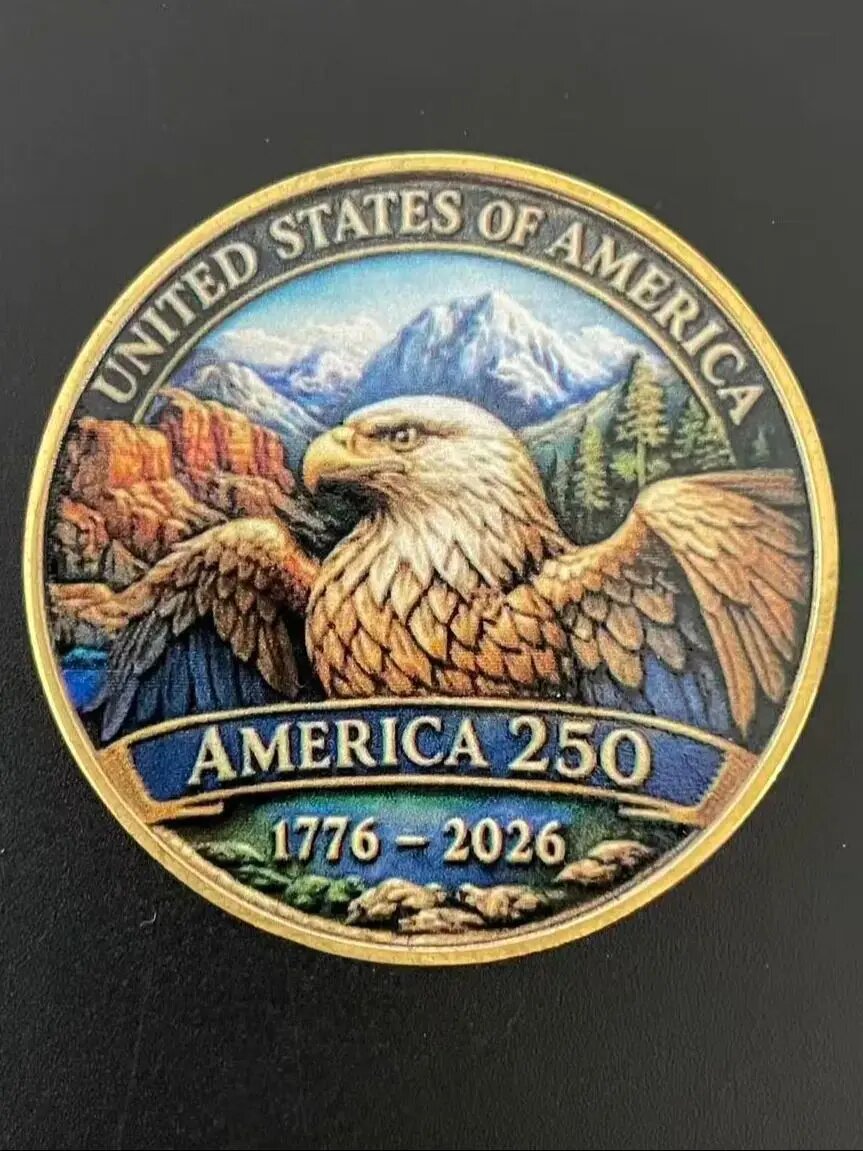 Памятная монета к 250-летию Дня независимости США