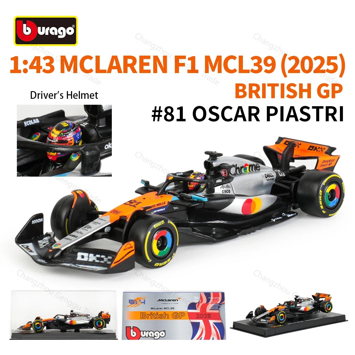 Bburago 1:43 McLaren MCL39 F1
