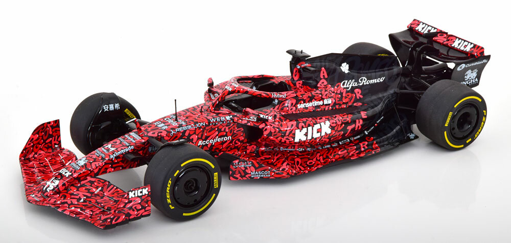 Модель коллекционная SOLIDO Alfa romeo F1 team x boogie graffiti show car 2023 / альфа ромео шоу-кар