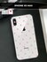Силиконовый чехол на Apple iPhone XS Max / Айфон XS Max с принтом Узор из звездо...