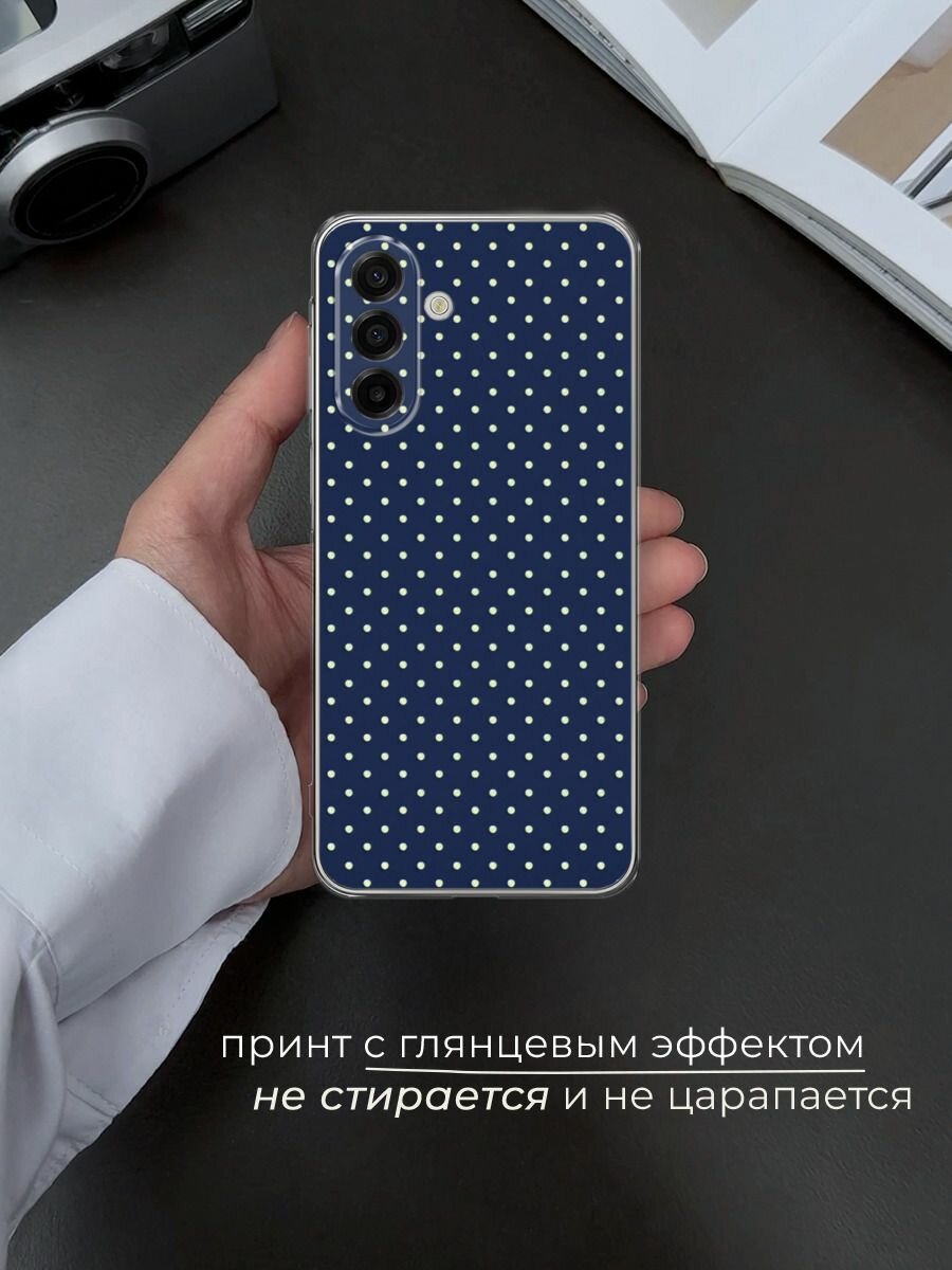 Силиконовый чехол на Samsung Galaxy A17/A18 / Самсунг А17/А18 с принтом Фон с точками — фото 1