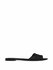 Тапочки DOLCE & GABBANA Ciabatta flat slides, размер 39 EU, черный