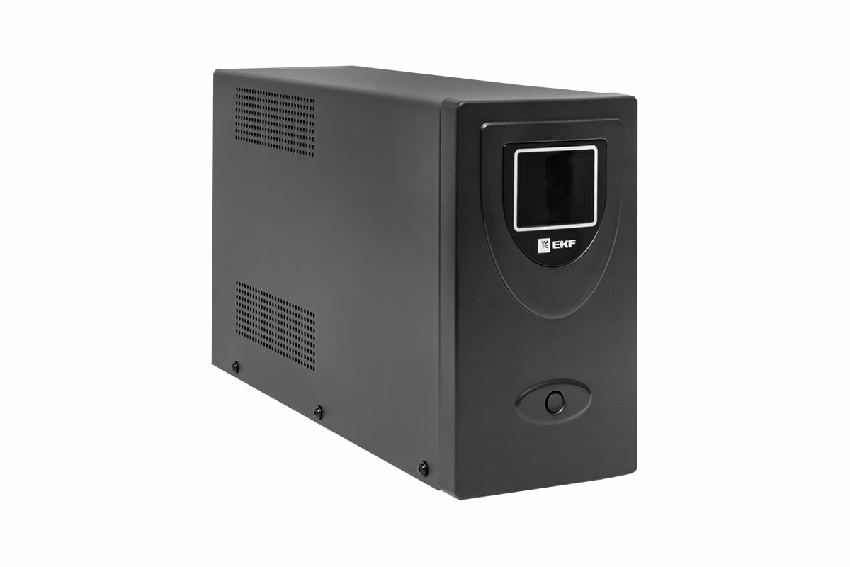 ИБП EKF E-Power SSW 200 Proxima (SSW-2200) черный, интерактивный, 2000 ВА/1200 Вт
