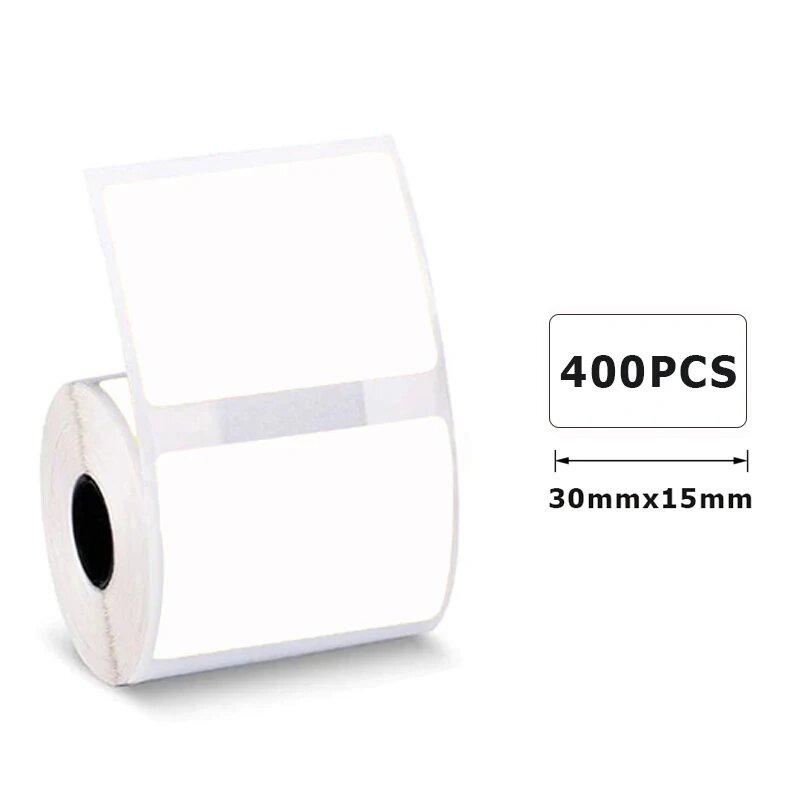 Термобумага для этикеток Bekia 20-50 мм Белый, 30x15-400 Square