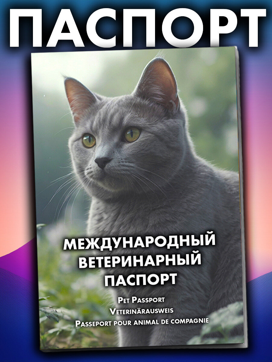Ветеринарный паспорт для кошек и собак международный