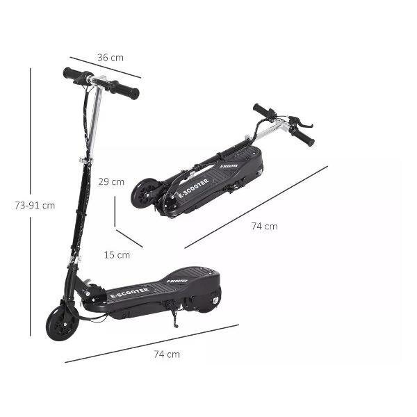Самокат электрический EMS e-scooter 120W складной