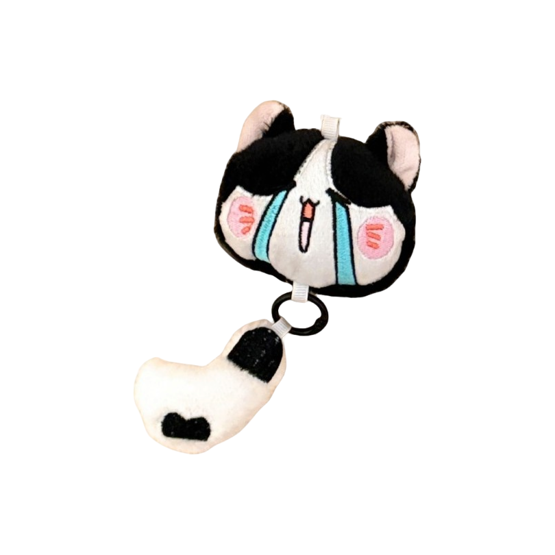77 SEVEN DREAM Милый стиль Длинный хвост Kitten Plush Брелоки 15 см Длина корпуса 15cm