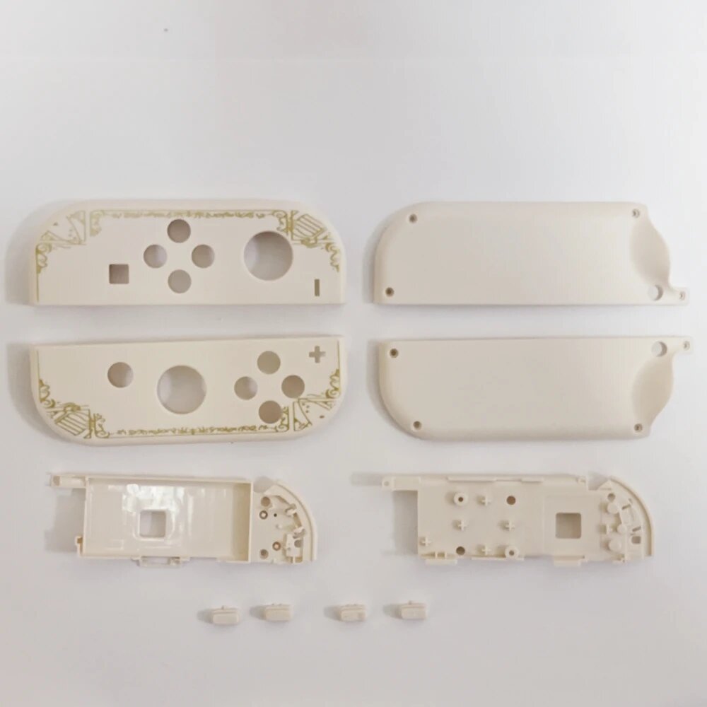Корпус для Joy-Con Nintendo Switch OLED Белый, Style 4 — фото 1