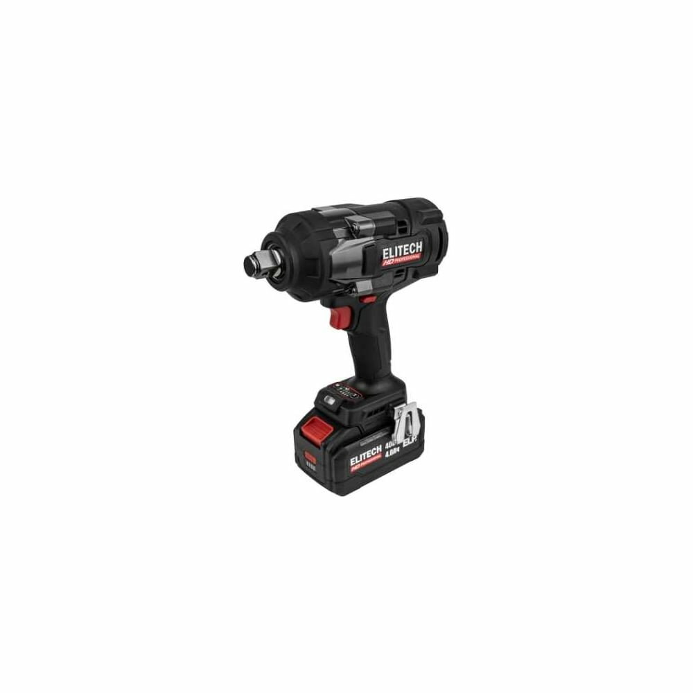 Гайковёрт аккумуляторный CW 4022BL (40В, BL,2100Нм, М12-М33,1х4Ач) Elitech HD 210304