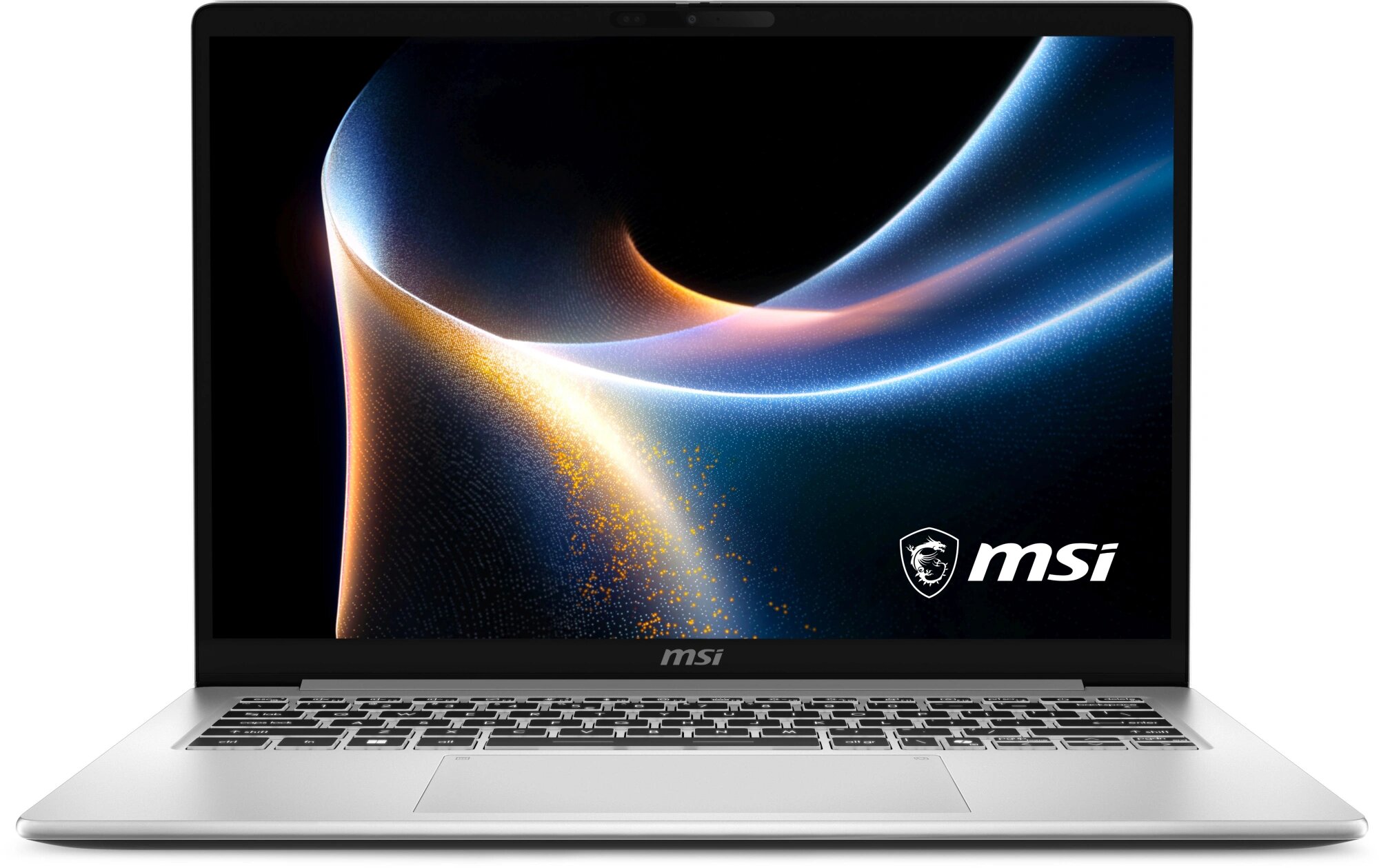 Ноутбук MSI Modern 14S AI+ G3MG-010XRU Core Ultra 7 355 16Gb SSD512Gb Intel Graphics 14" OLED FHD+ (1920x1200) без ОС silver WiFi BT Cam (9S7-14U212-010)