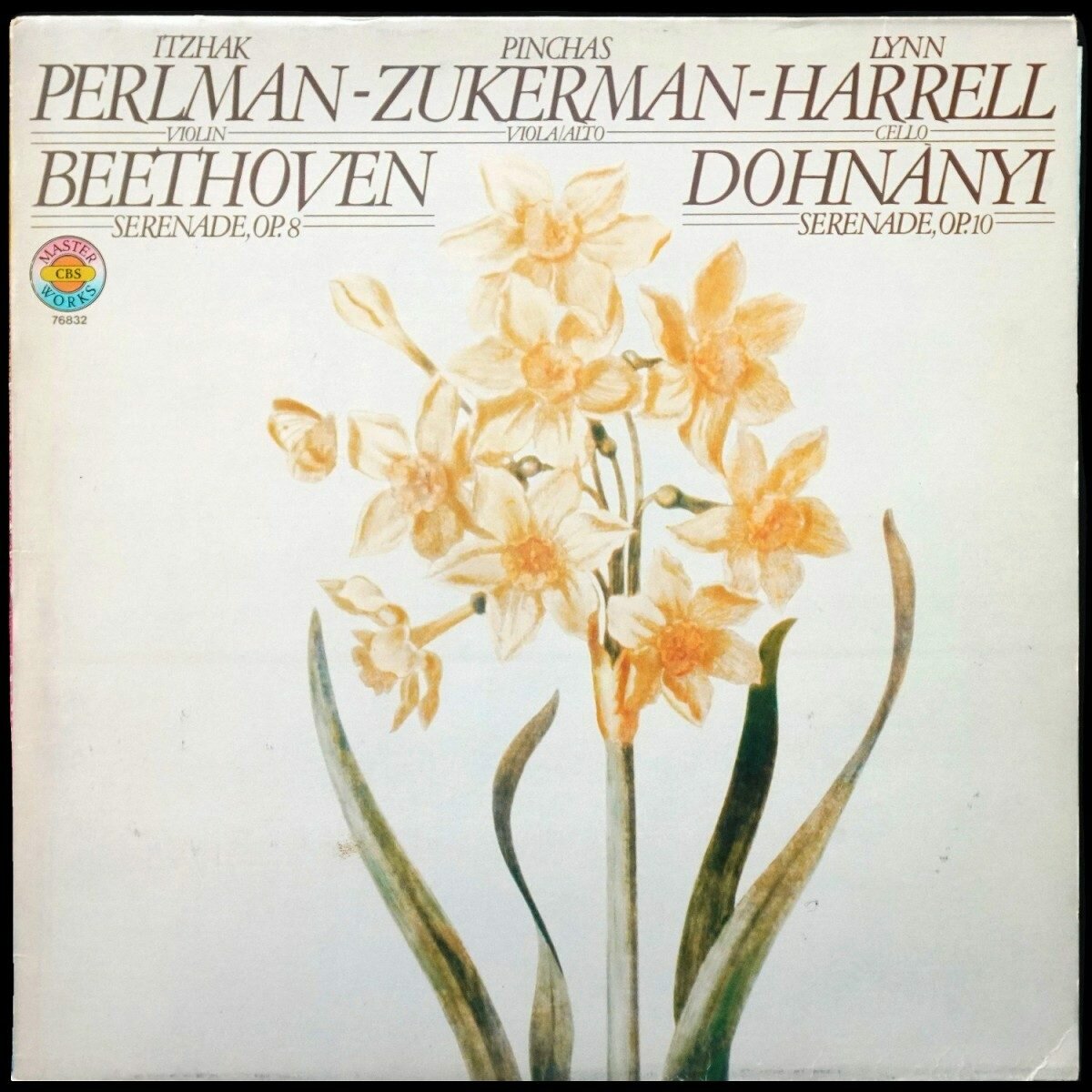 Виниловая пластинка Columbia Masterworks Itzhak Perlman – Beethoven: Serenade, Op. 10 / Serenade, Op. 8