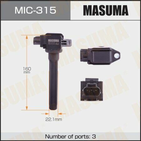 MIC-315 Катушка зажигания MITSUBISHI 4B11/4B12/4J11/4J12