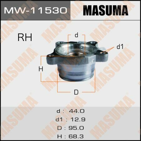 MW-11530 Ступица колеса Тойота LAND CRUISER PRADO задняя с АВС
