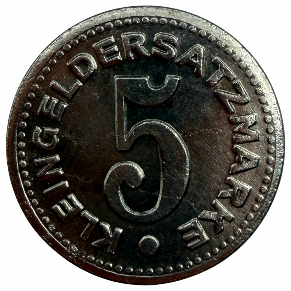 Германия, Веймарская республика, Пирмазенс 5 пфеннигов 1919 г. (Лот №3)