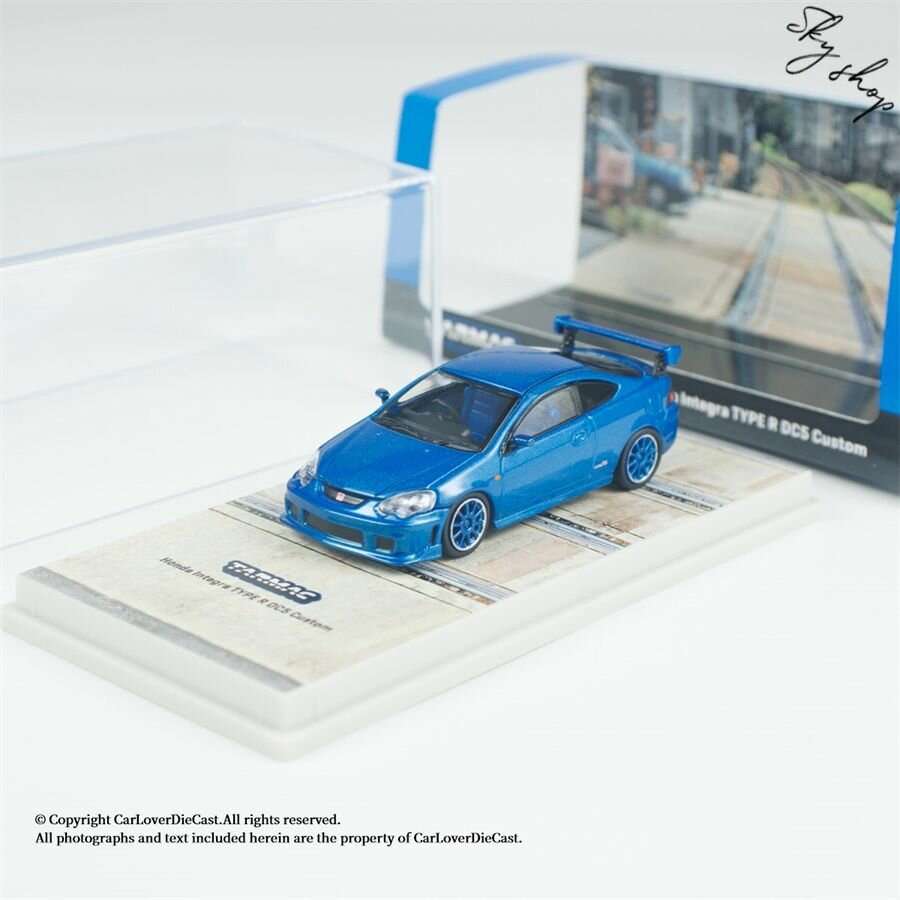 Машинка Tarmac works 1:64 Honda Integra TYPE R DC5 Custom модельки машин металлические