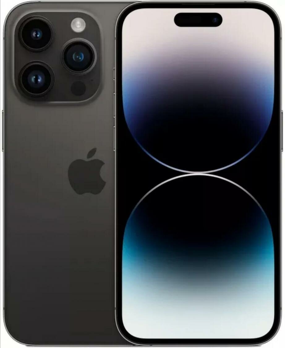 Смартфон Apple iPhone 14 Pro Max, 256Gb, nano SIM+eSIM, Space Black (Черный)
