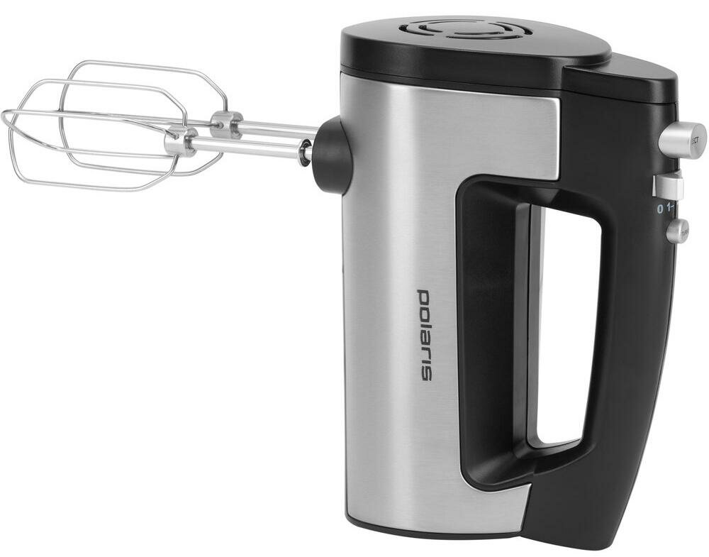 Миксер ручной Polaris PHM 7020 780 Вт черный/серебристый