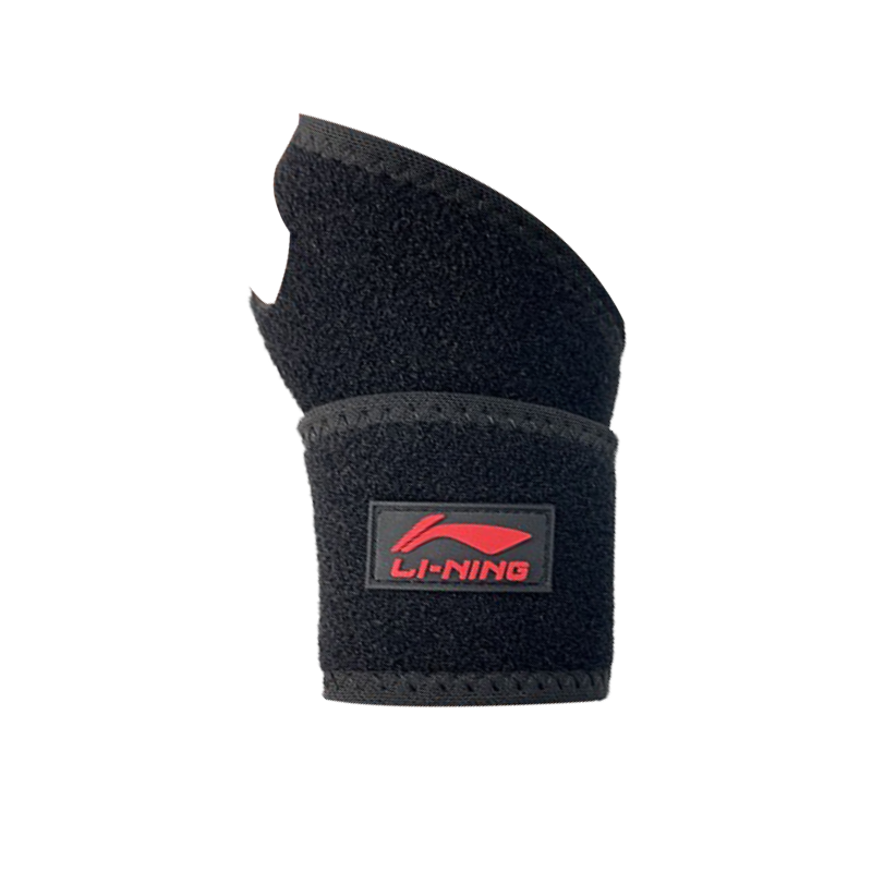 Напульсники унисекс Li Ning Protective Black Nylon Natural Rubber