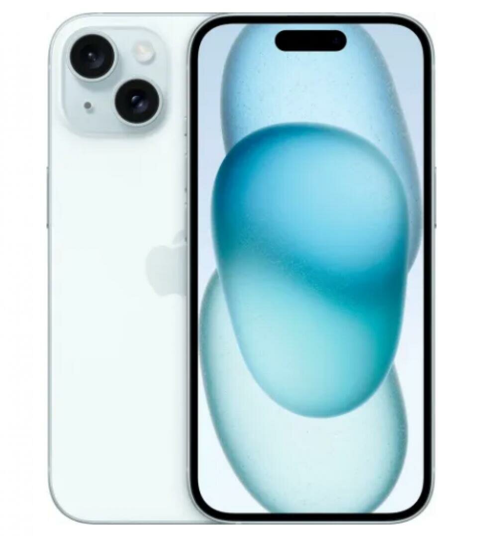 Смартфон Apple iPhone 15 Plus, 128Gb, Dual nano SIM, Blue (Синий)