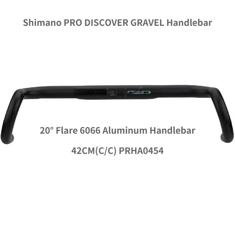 Руль Shimano PRO Discover Gravel 42см, 20° flare