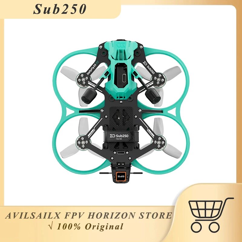 DollyFly25 V2 Sub250 Cinewhoop дрон O4 Pro ELRS2.4 GPS — фото 1
