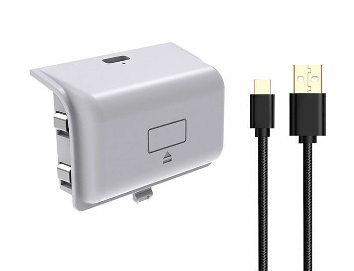 Аккумулятор 1200mAh + кабель зарядки 3м для Xbox Series X S (Dobe TYX-0633W)