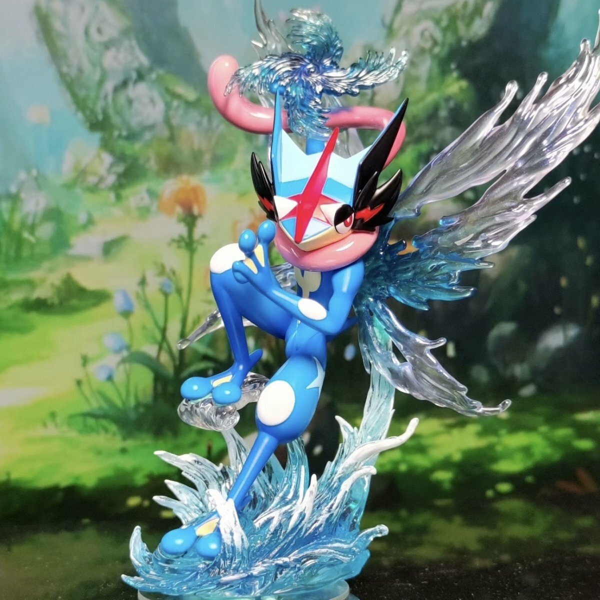 Pokemon GK Coke Koga Ninja Frog, периферия анимации настольной куклы, модный фигурный орнамент
