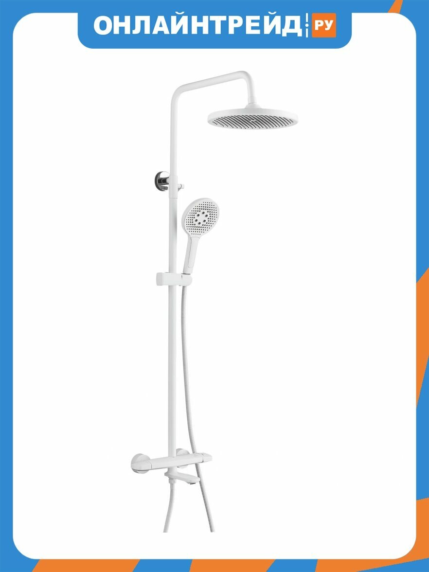 Душевая система Rose R3936C, белый