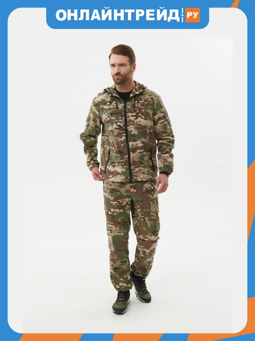 Костюм летний Huntsman Стрелок-Антимоскит ткань Сорочка цвет Мультикам р.52-54/170-176