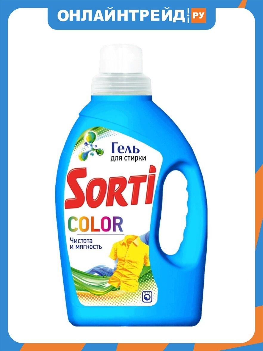 Гель для стирки Sorti Color, 1.2 л