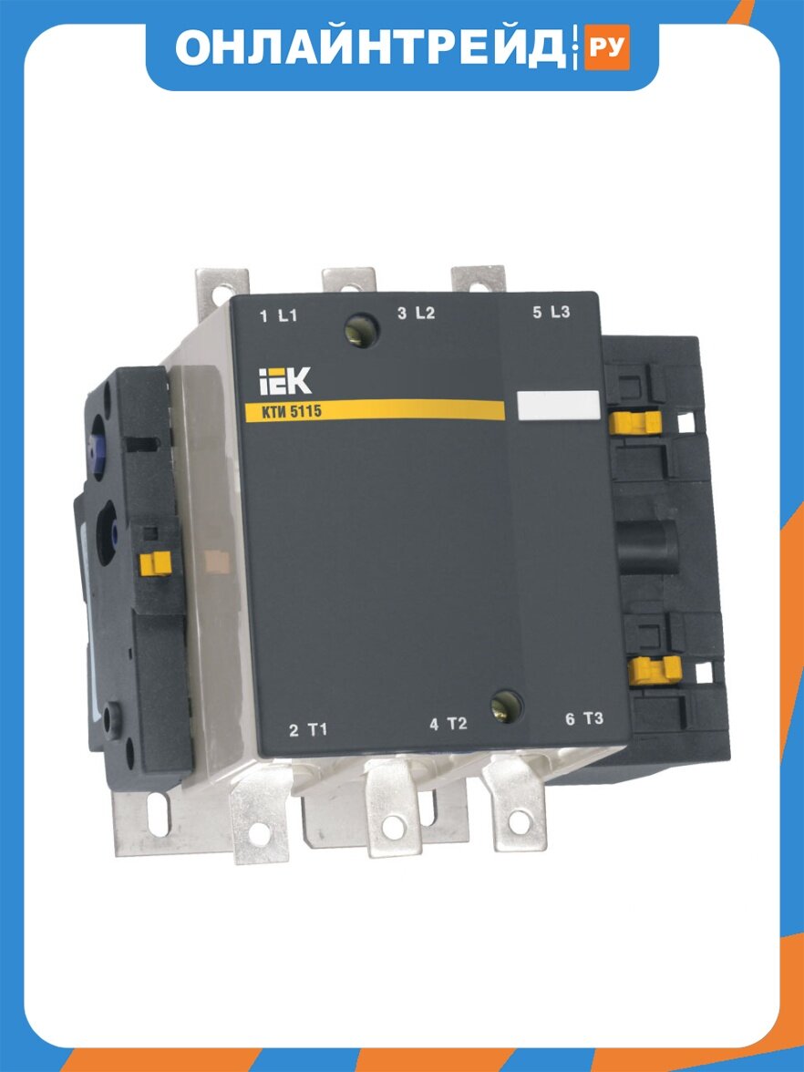 Контактор Iek КТИ-5115 115А 230В/АС3, KKT50-115-230-10