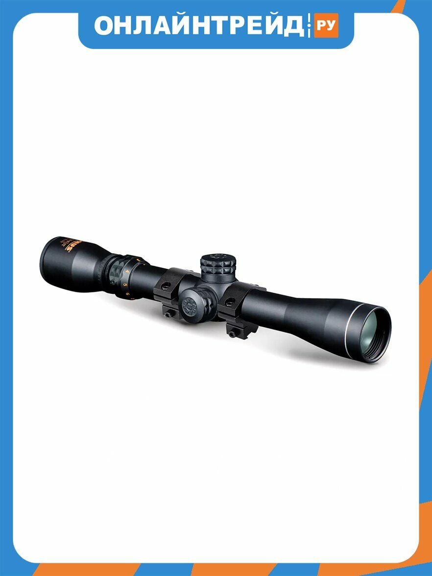 Прицел Konus hot 3-12x40, 25,4мм, 30-30 нить, без подсветки, 1/4 MOA, кольца на призму 11мм, 391г