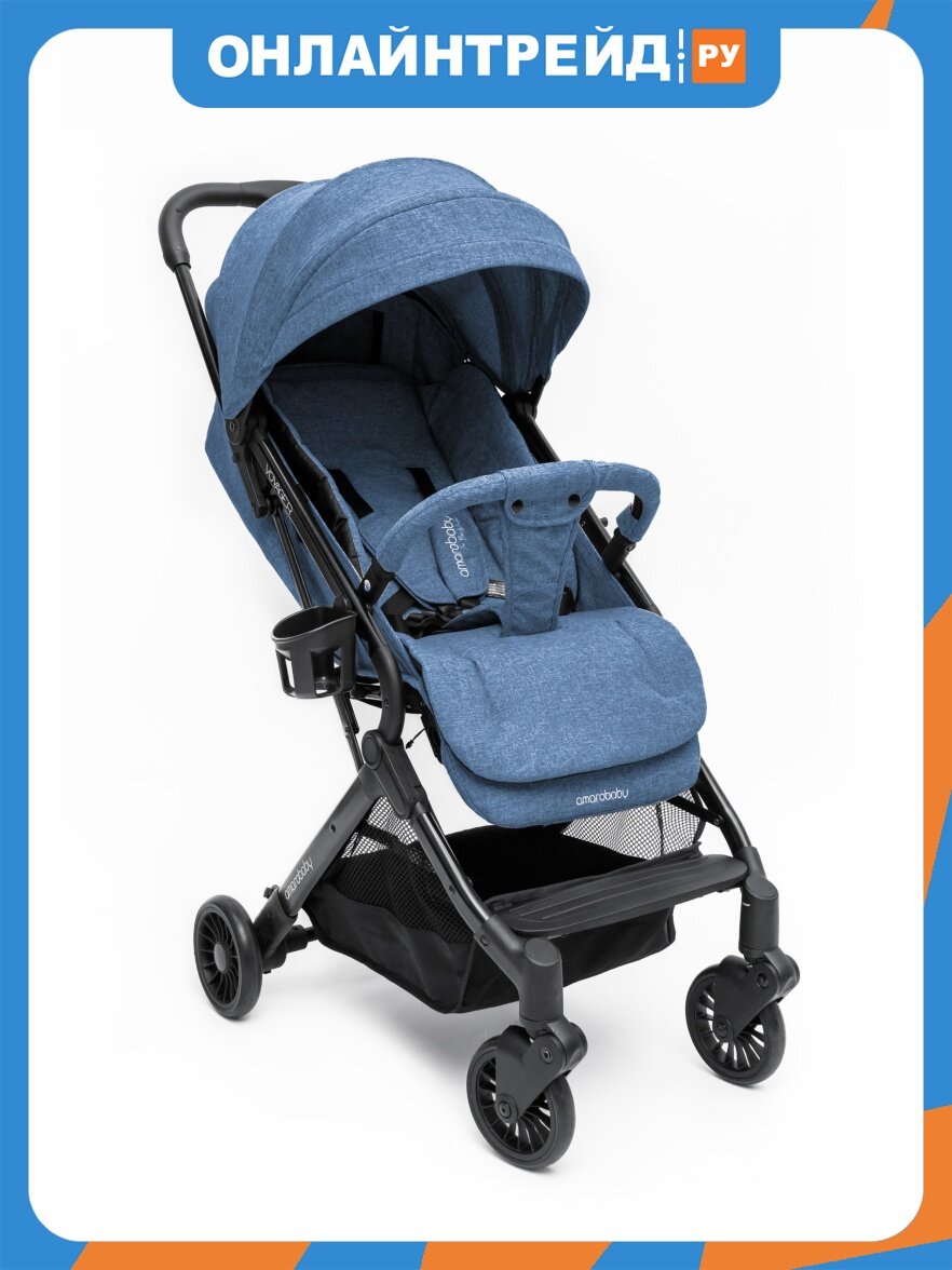 Прогулочная коляска Amarobaby AB22-10VOYAGER/20 VOYAGER синий