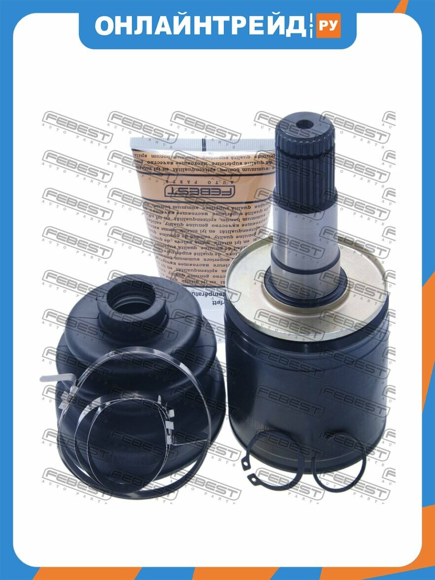 Шрус внутренний левый 33x34.6x28 Febest для MITSUBISHI PAJERO/MONTERO SPORT CHALLENGER 1996-20, 0411-KB4LH