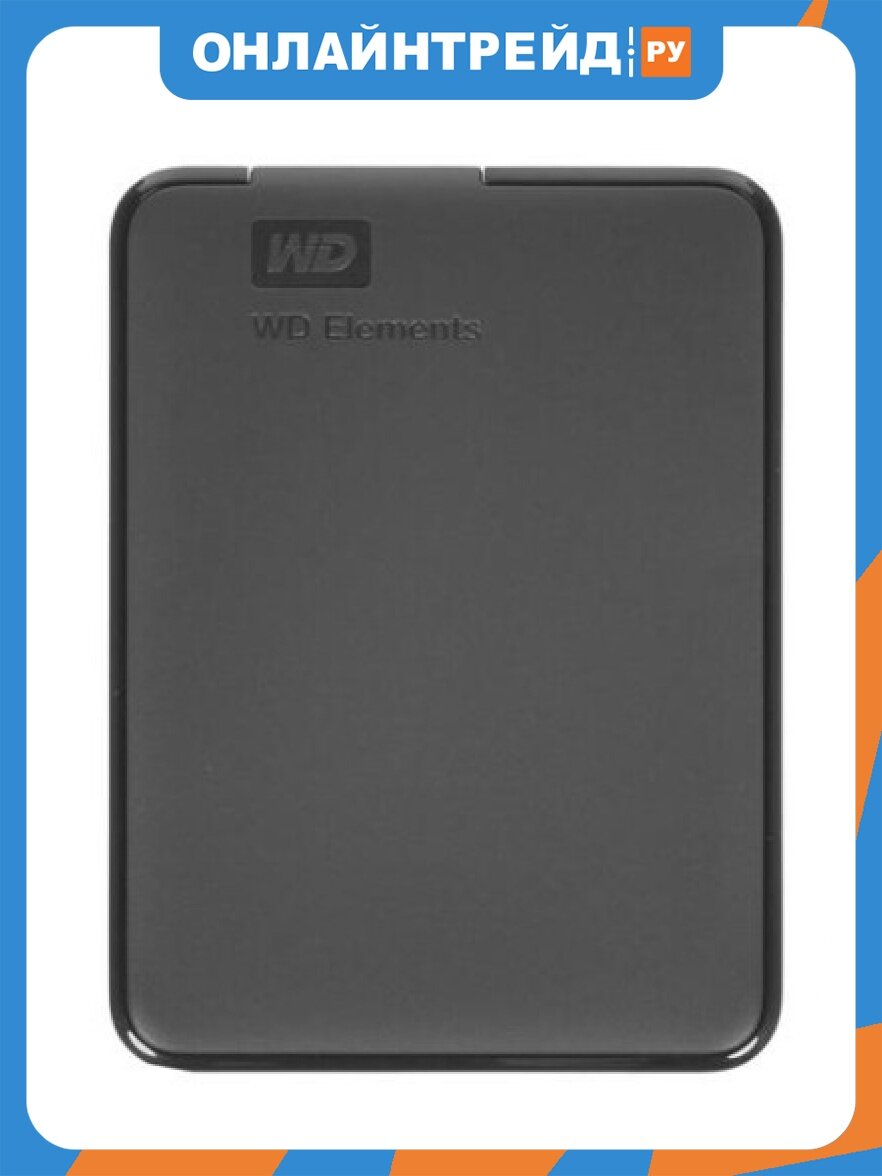 Внешний жесткий диск Western Digital WD Elements Portable, 5 ТБ, USB 3.0 (WDBU6Y0050BBK-WESN) черный