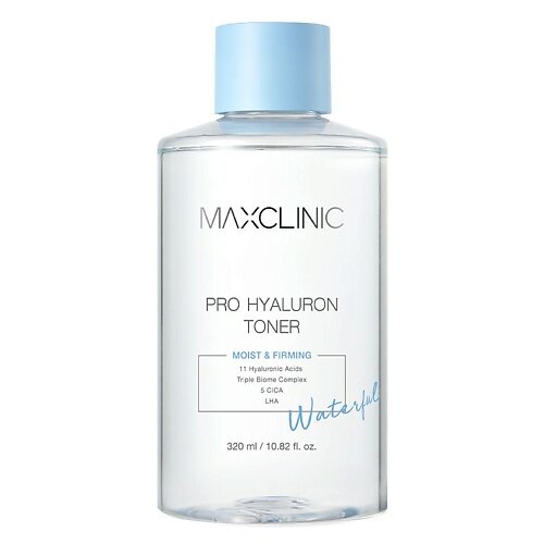 MAXCLINIC Тонер для лица с 11 видами гиалуроновой кислоты увлажняющий Pro Hyaluron Toner, 320 мл