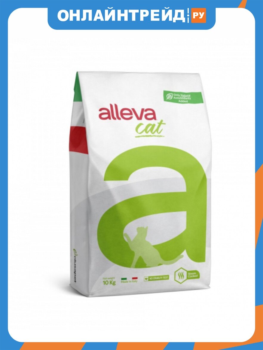 Корм сухой Alleva Care Renal-Antiox полнорационный, для кошек, 10 кг