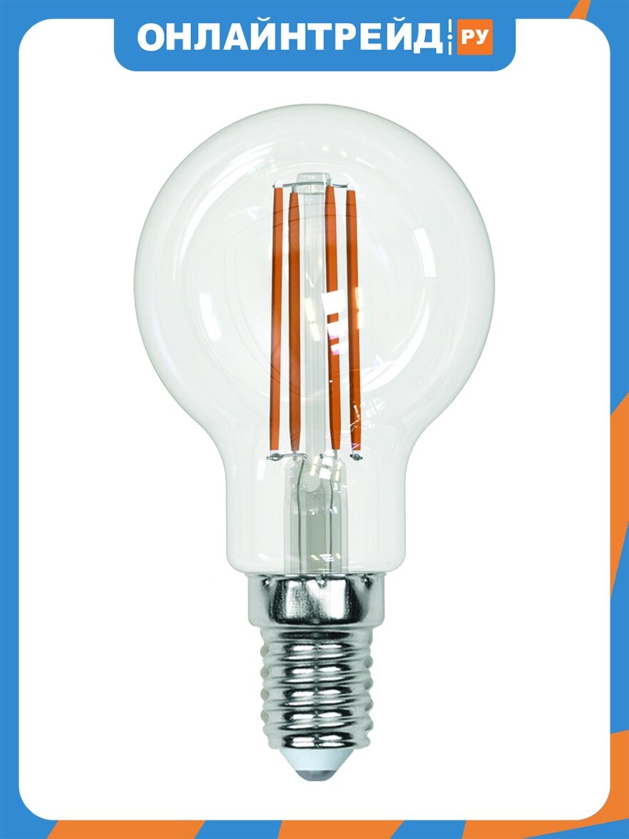 Светодиодная лампа Uniel LED-G45-13W/3000K/E14/CL PLS02WH
