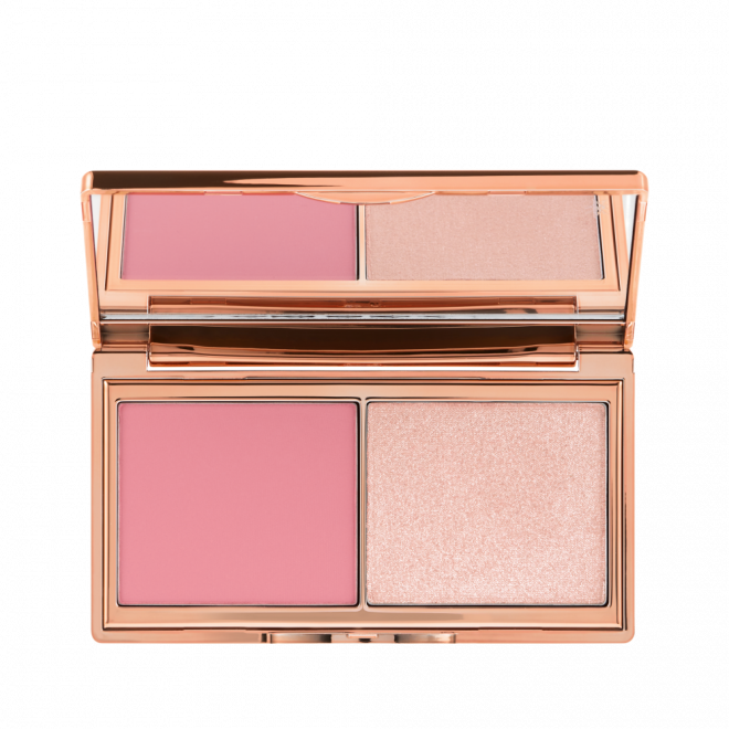 HOLLYWOOD BLUSH & GLOW GLIDE PALETTE Charlotte Tilbury LIGHT TO MEDIUM