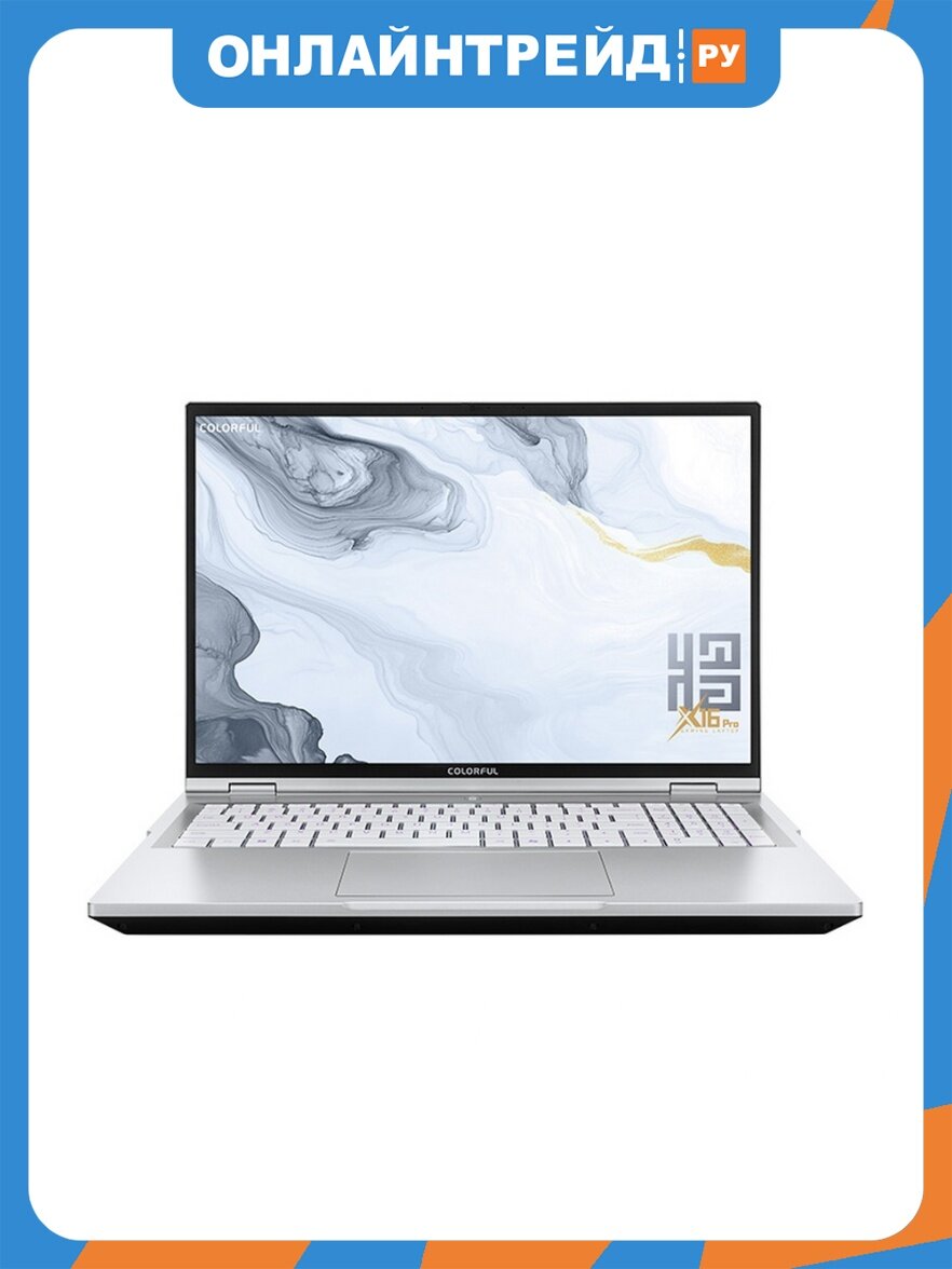 Игровой ноутбук Colorful X16 Pro-HD76A3201TS-W-C2A 16", IPS, Intel i7-14650HX 2.2ГГц, 16-ядерный, 32Гб DDR5, 1Тб SSD, RTX 5060 8Гб, Windows 11 Home, белый (A10207000007)