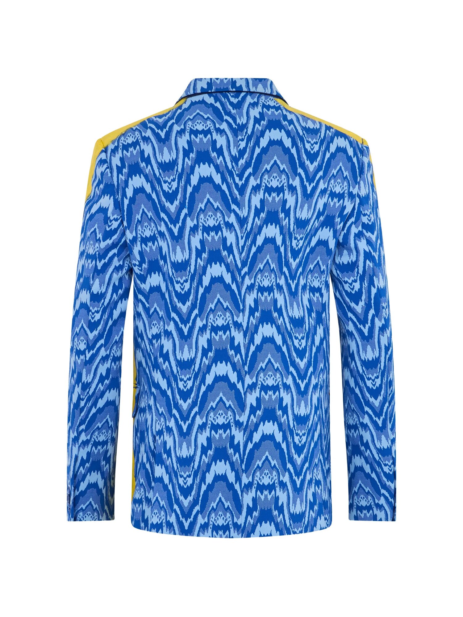 Куртка MOSCHINO Double-breasted chevron-print blazer, размер 50 — фото 1