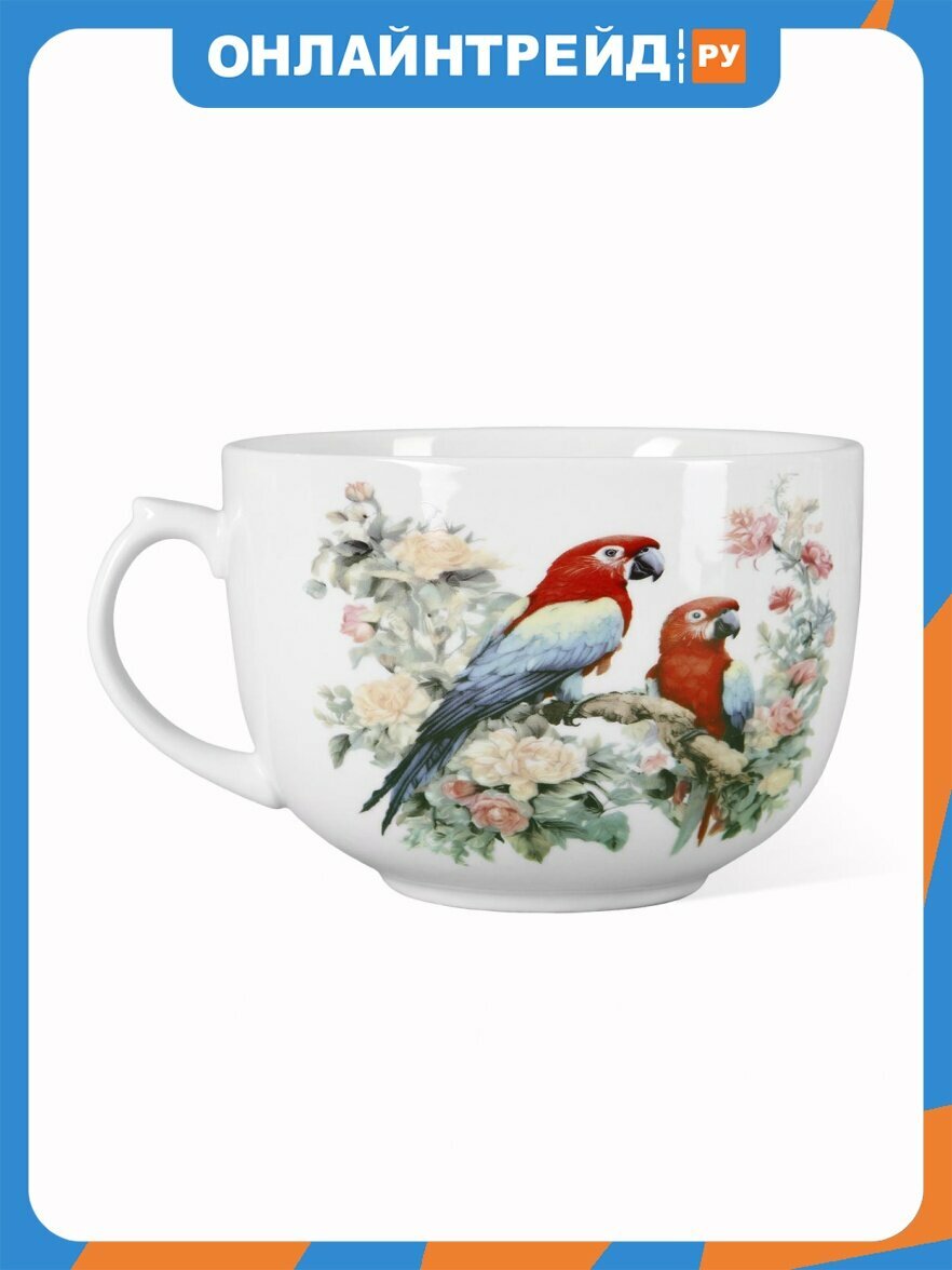 Бульонная чашка Pomi D'oro Parrots P290048