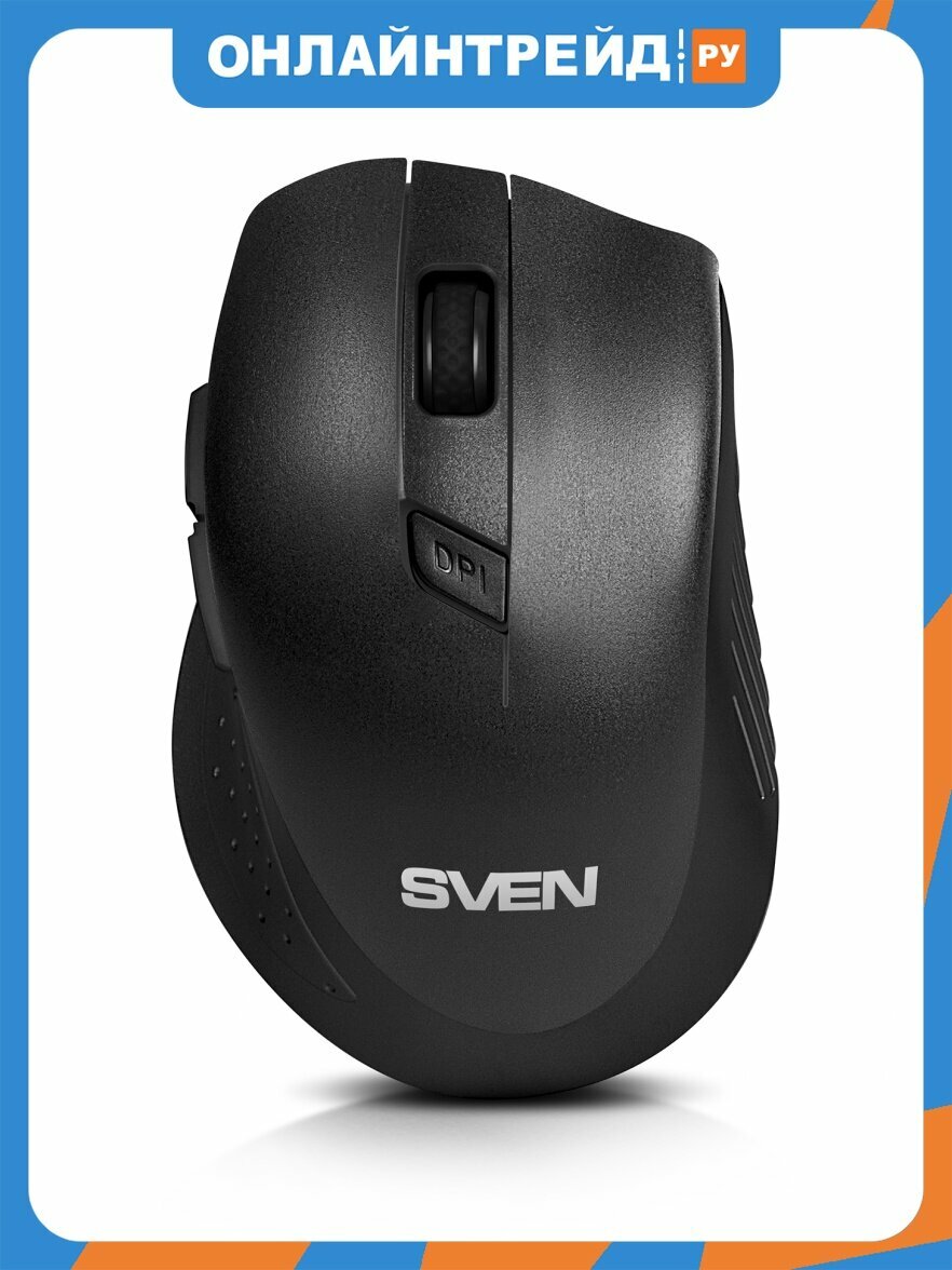 Мышь Sven RX-425W черный (SV-014483)