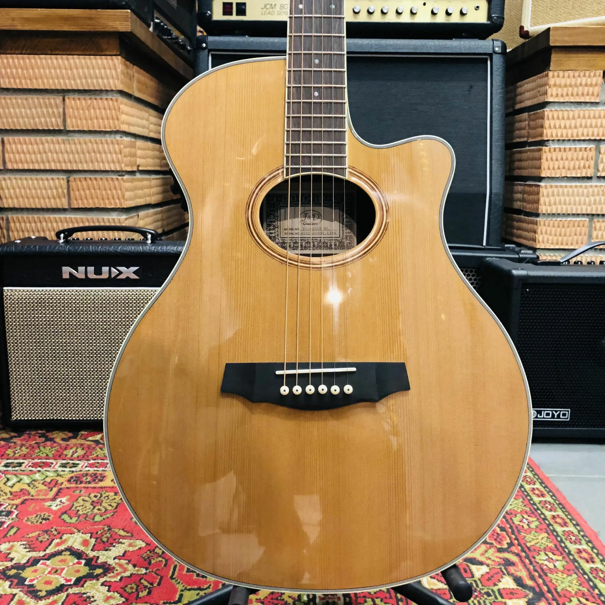 Электроакустическая гитара J&D Guitars FC-40SCE APX Natural