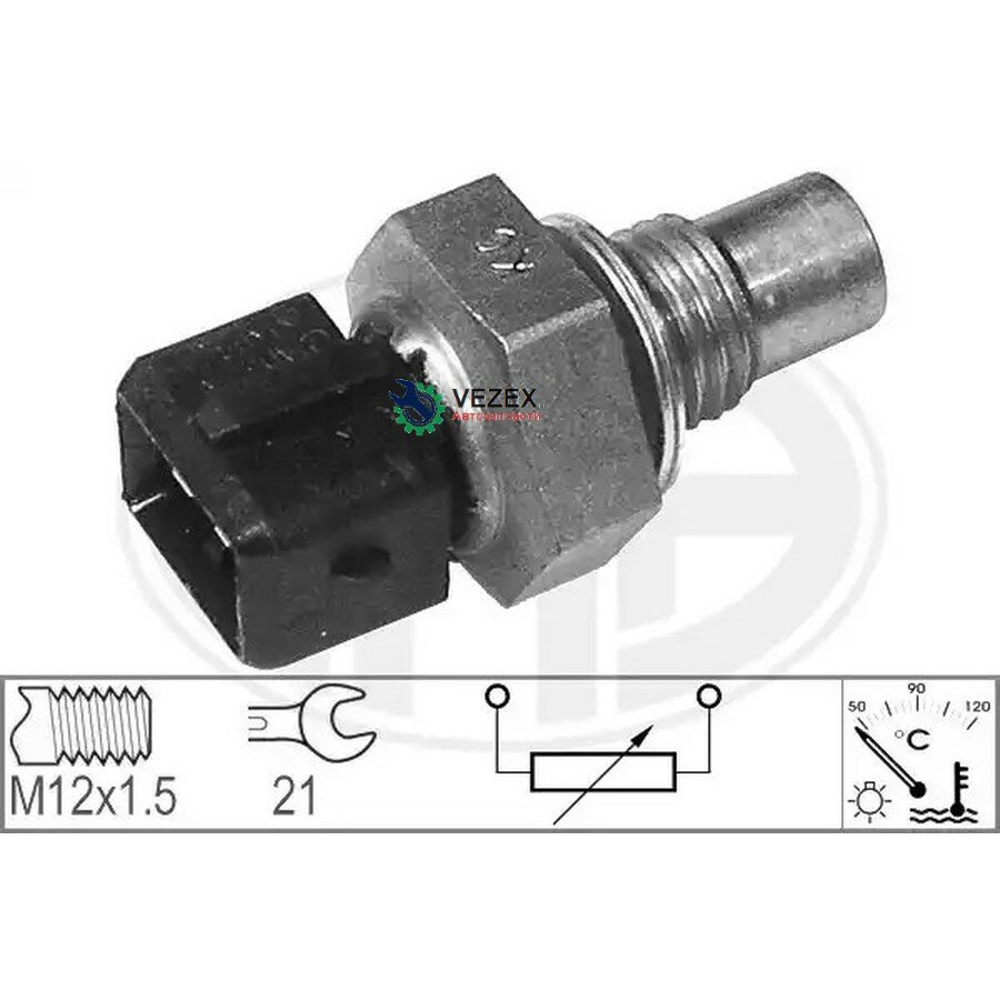 ERA 330651 Датчик температуры ОЖ CHEVROLET AVEO DAEWOO MATIZ 05- 330651