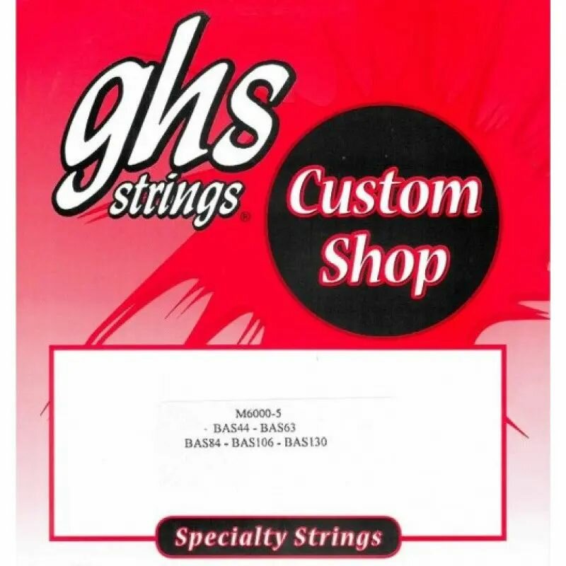 Струны для бас-гитары GHS Bassics M6000 44-106
