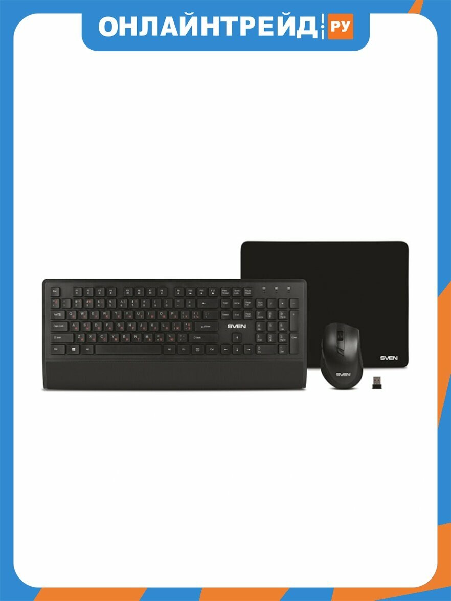 Клавиатура и мышь беспроводные Sven KB-C3800W (SV-017293)