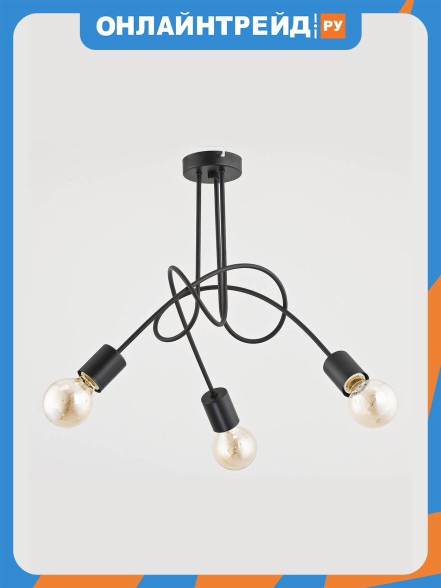 Потолочная люстра Adilux Tango Black 23173