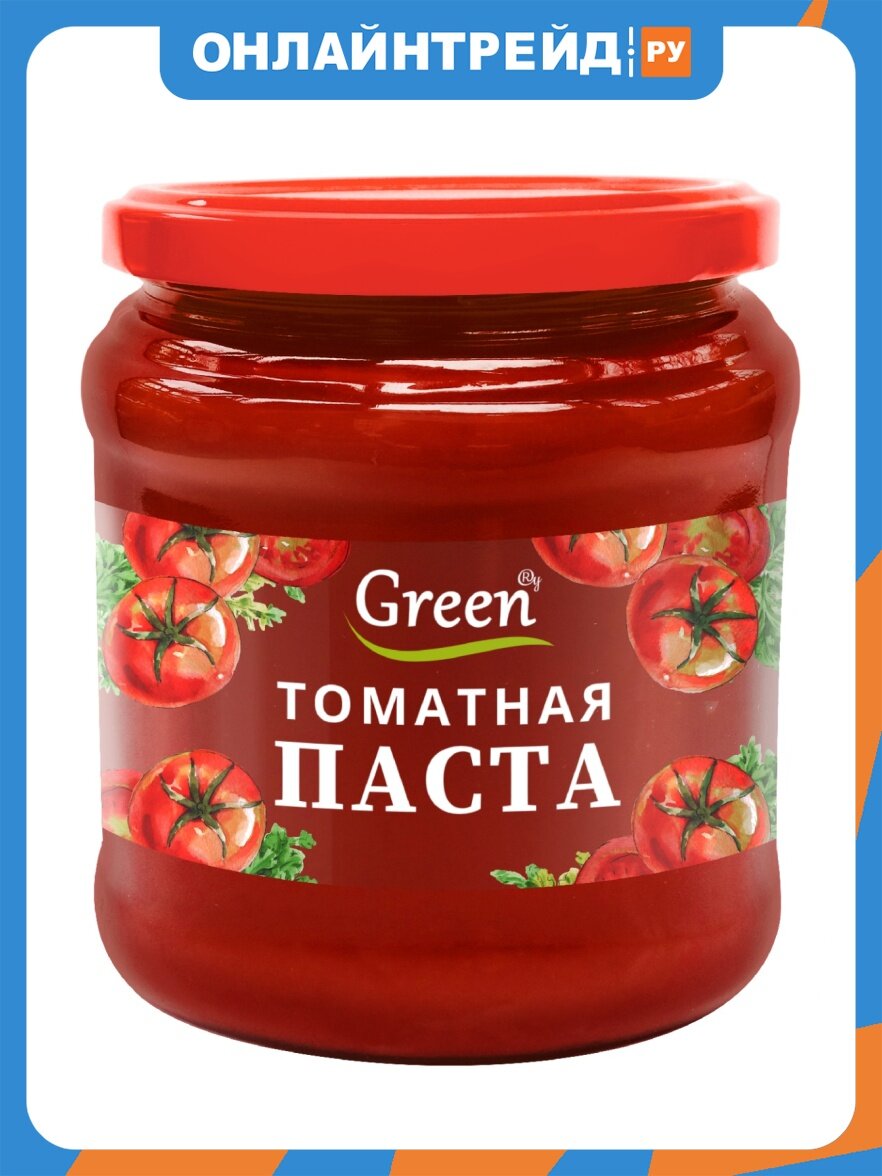 Томатная паста Green Ray "Ящик Астраханских Помидоров" 490 г